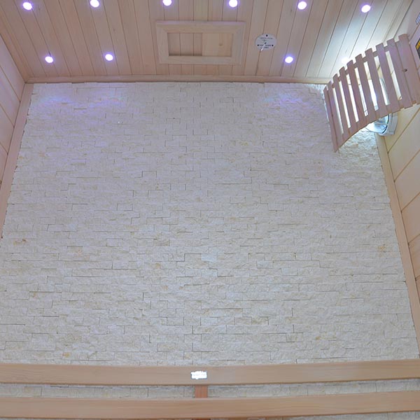 Traditional Two Person Sauna with Stone by Best Sauna Co.