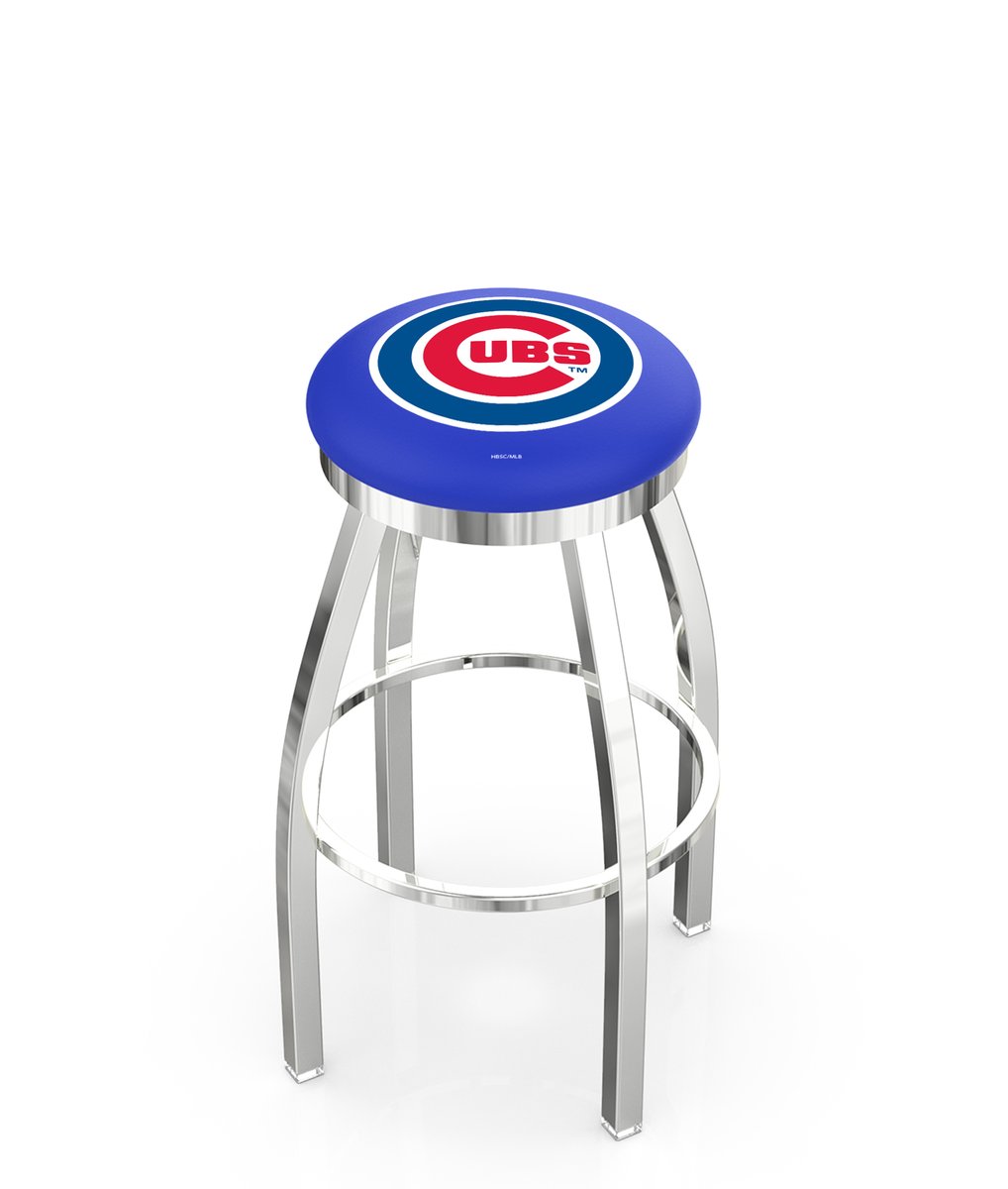 Bar Stool :: L8C2C Chicago Cubs Swivel Bar Stool