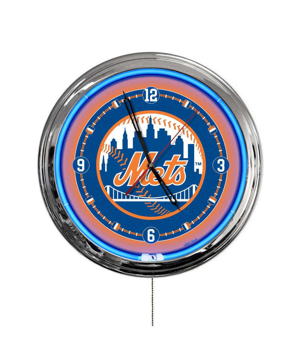 Clock :: New York Mets LED Wall Clock