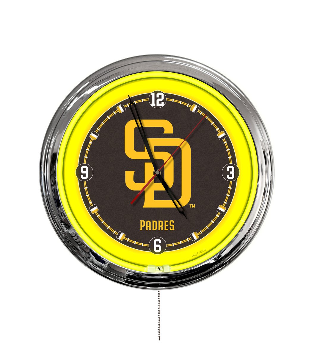 Clock :: San Diego Padres LED Wall Clock