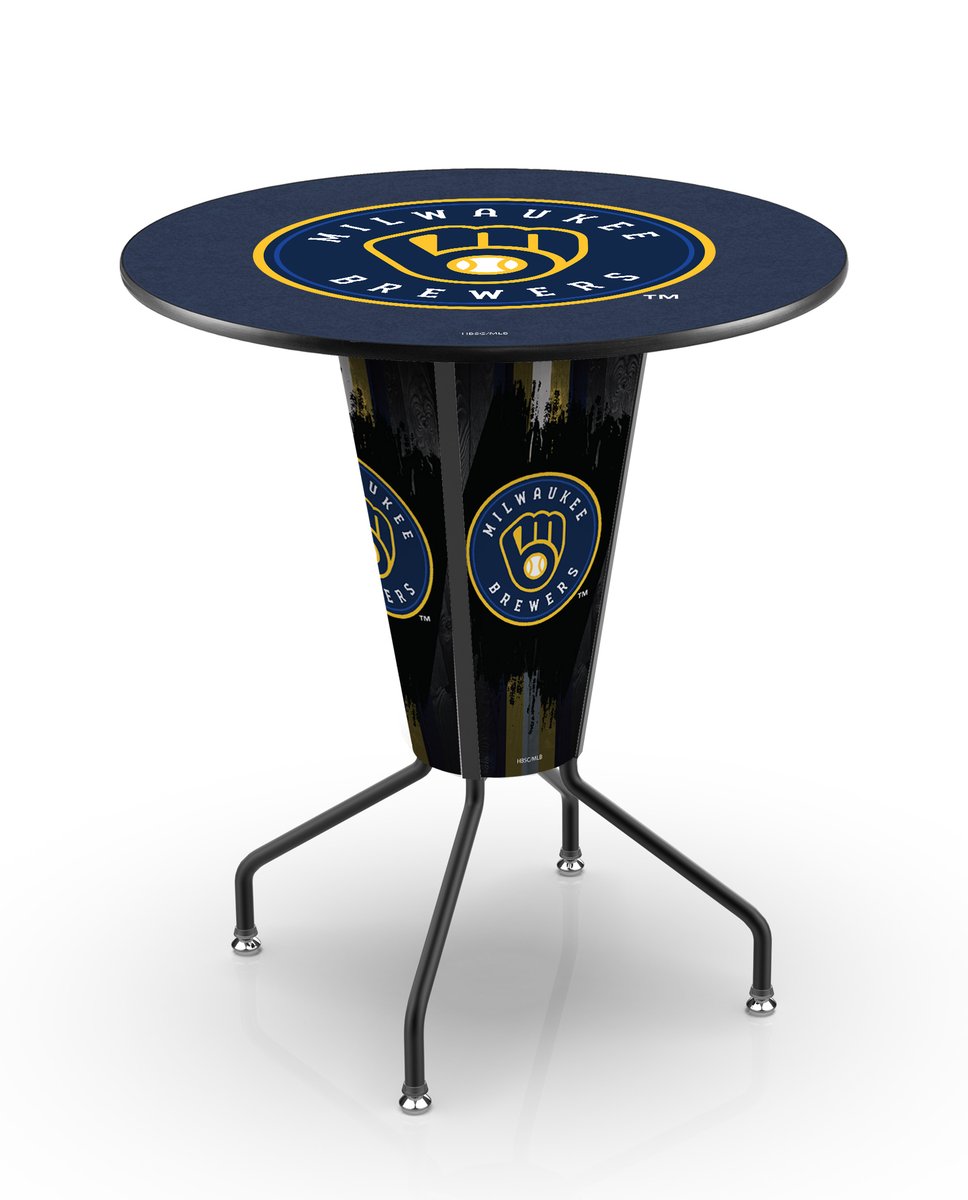 Pub Table :: L218 Milwaukee Brewers Lighted Pub Table