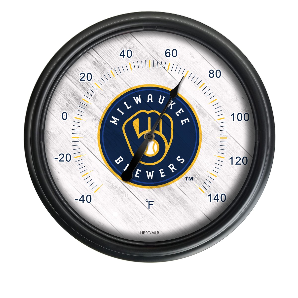 Thermometer :: Milwaukee Brewers Indoor/Outdoor LED Thermometer