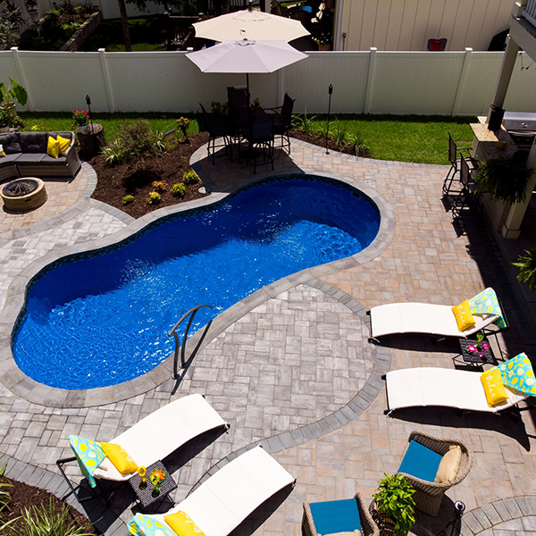 I25 Fiberglass Pool by River Pools
